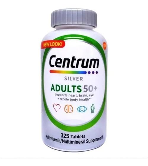 Centrum Silver Multivitamínico Adulto P/ 50+ 325 Tabletes ...