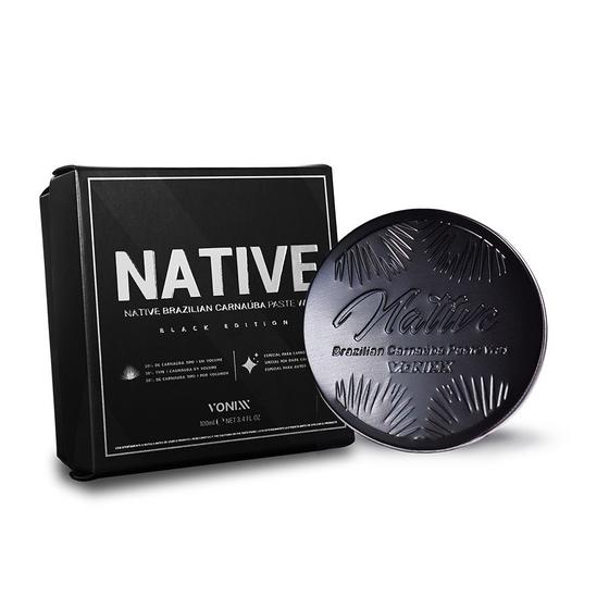 Cera Automotiva Native Black Vonixx Em Pasta Com Aplicador Carnaúba ...