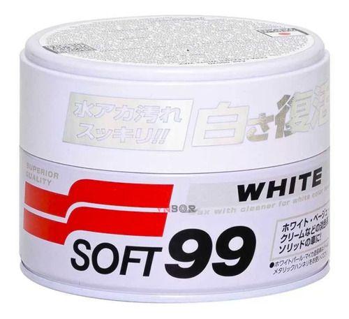 Cera Automotiva Premium White Wax Soft99 350g - Cera Automotiva - Magazine Luiza