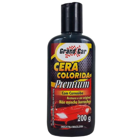 Cera Colorida Premium Preta 200g - CHG - Cera Automotiva - Magazine Luiza