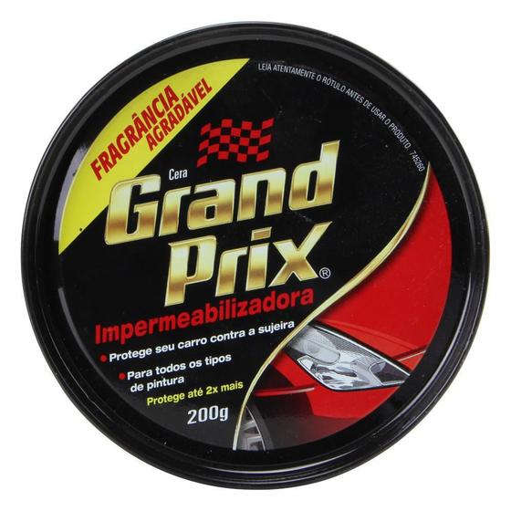 Cera Grand Prix Impermeabilizadora Johnson 200G - Cera Automotiva ...