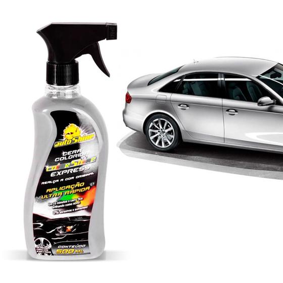 Cera Liquida Colorida Express Prata 500ml Autoshine - Cera Automotiva ...