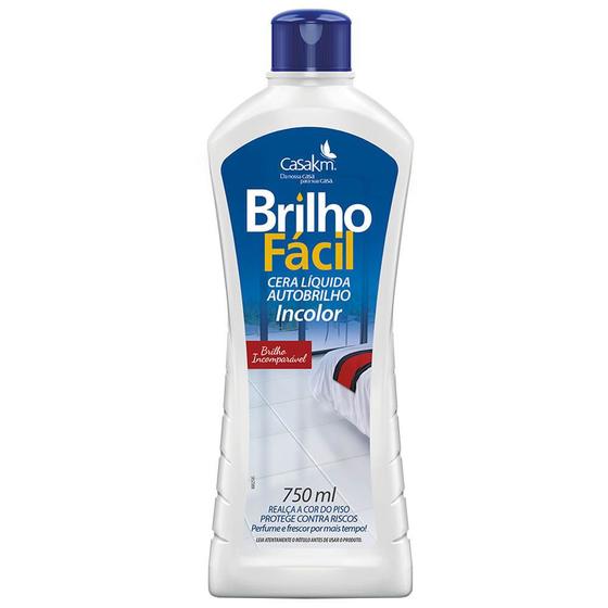 Cera Líquida Incolor Brilho Fácil 750ml - SC JOHNSON - Cera Líquida ...