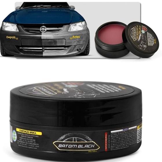 Cera Revitalizadora De Plástico Para-choque Batom Black - Batom ...
