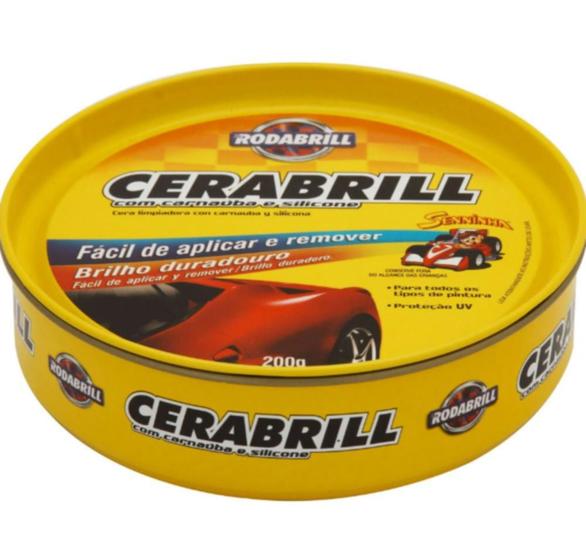 Cera Tradicional Automotiva Cerabrill 200g - Rodabrill - Cera ...