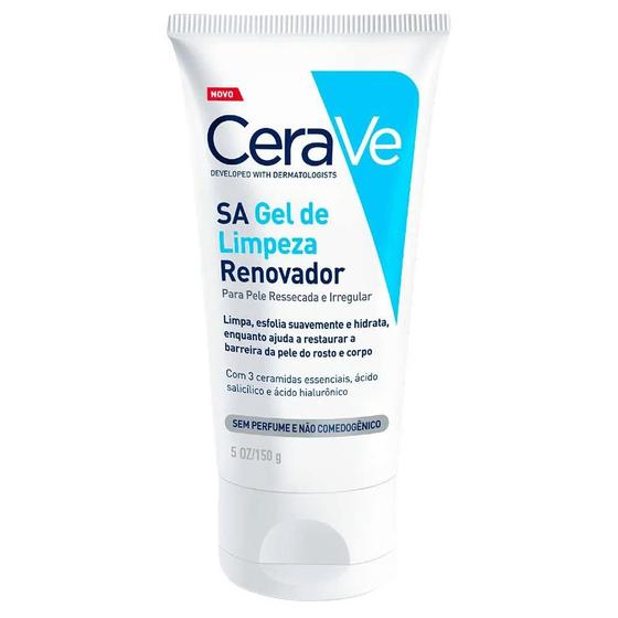 Cerave SA Gel De Limpeza Renovador 150g - Limpeza Facial - Magazine Luiza