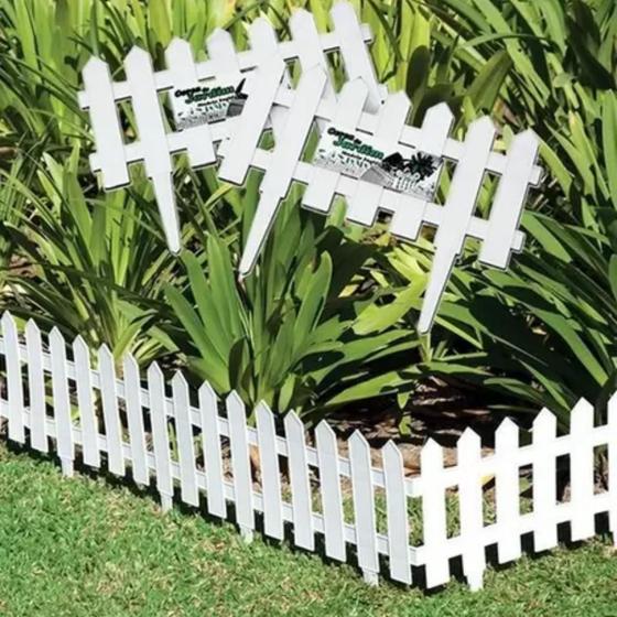 Cerca de jardim modelavel 3 un para jardins e plantações - GLOBOPLASTIC ...