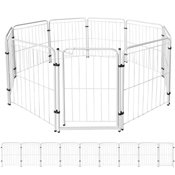 Cercado Para Cachorro Caes Cercadinho Pet Shop 8 Modulos - Utility ...