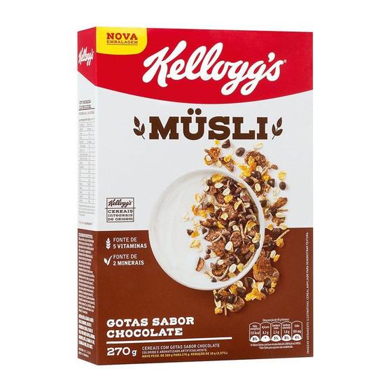 Cereal Müsli Chocolate 270g 1 UN Kellogg's - KELLOGG'S' - Flocos de ...