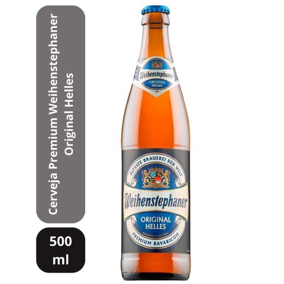 Cerveja Alemã Premium Weihenstephaner Original Helles 500ml - Cerveja ...
