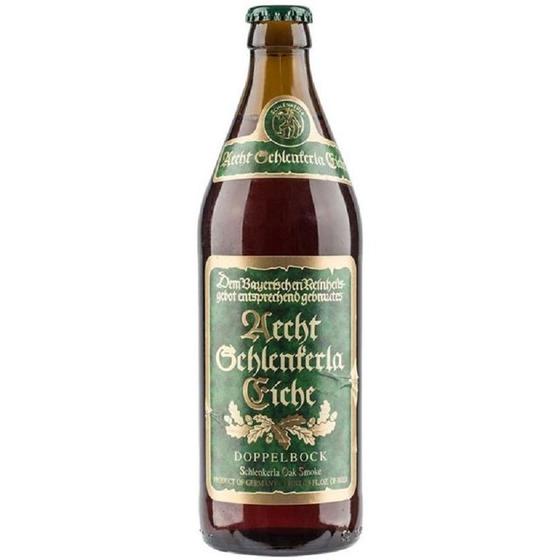 Cerveja Alemã Schlenkerla Rauchbier Eiche Doppelbock 500ml - Copo de ...