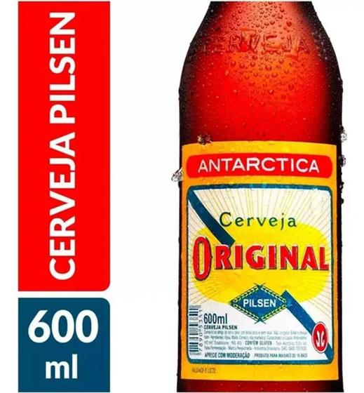 Cerveja Antártica Pilsen 600ml - ORIGINAL - Cerveja - Magazine Luiza