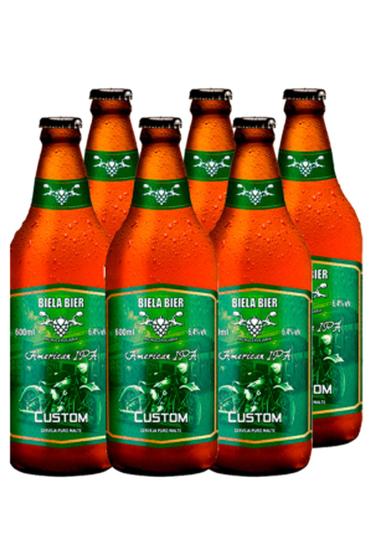 Cerveja Artesanal American IPA - Biela Bier Custom - Caixa com 6 ...