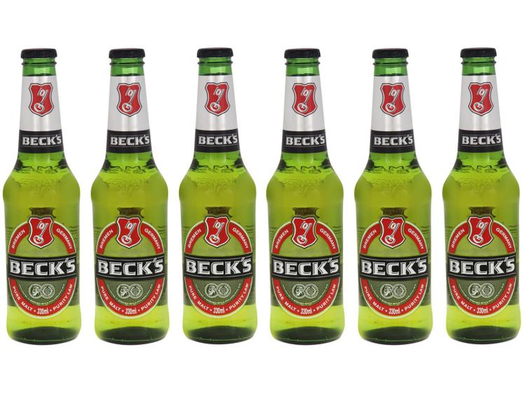 Cerveja Becks Bremen Germany Puro Malte - 6 Unidades Long Neck 330ml - Cerveja - Magazine Luiza