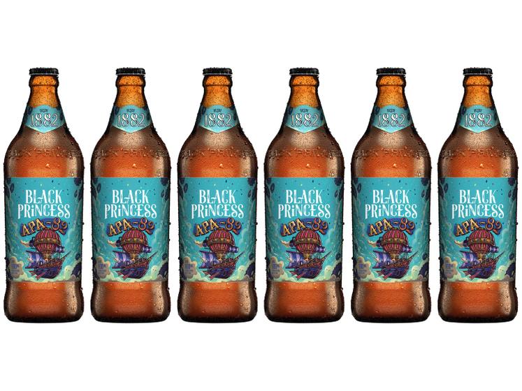 Cerveja Black Princess APA-82 6 Unidades Garrafa 600ml - Cerveja ...