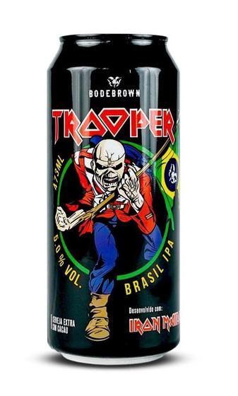 CERVEJA BODEBROWN TROOPER BRASIL IPA LATA - 473ml - Cerveja - Magazine ...
