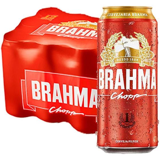 Cerveja Brahma Chopp Lata 473Ml - 12 Unidades - Cerveja - Magazine Luiza