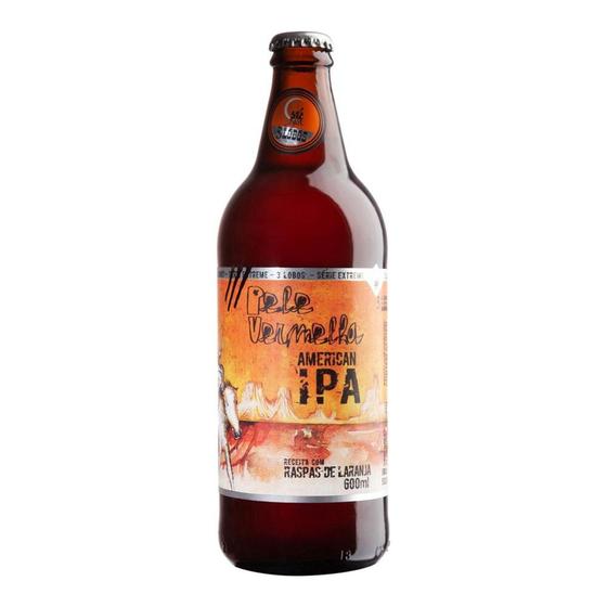 Cerveja Brasileira Backer 3 Lobos Pele Vermelha 600ml - Cerveja ...