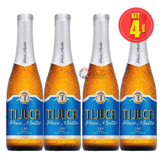 Cerveja Cerpa Tijuca Puro Malte 350ml Kit 4 Unidades - Cerveja ...