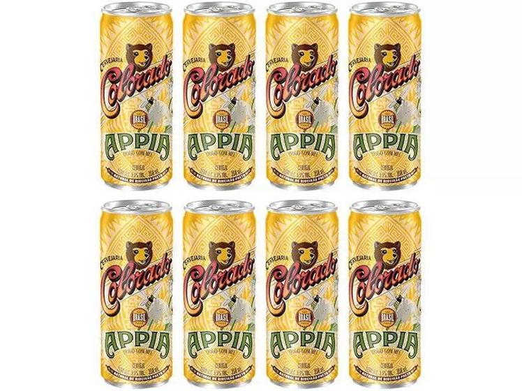 Cerveja Colorado Appia Com Mel Lata De 350Ml 8 Unidades - Cerveja ...