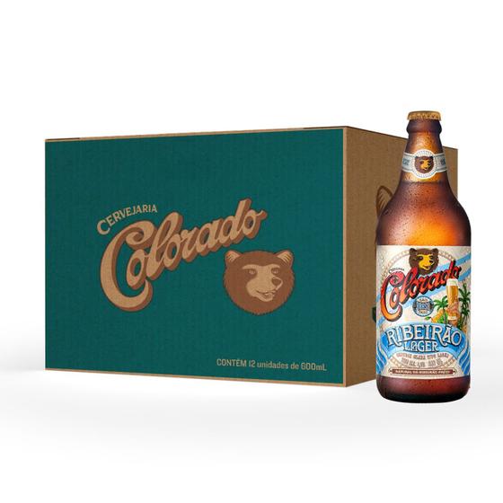 Cerveja Colorado Ribeirão Lager 600ml - 12 Unidades - Cerveja ...