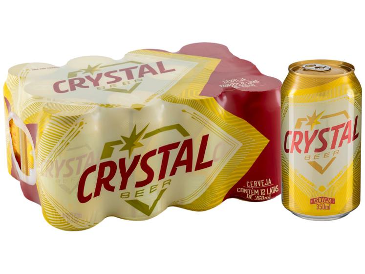Cerveja Crystal Pilsen 12 Unidades Lata 350ml - Cerveja - Magazine Luiza