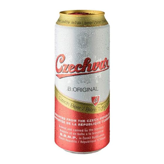 Cerveja Czechvar Pilsener LATA 500ml - Budweiser Budvar - Cerveja ...