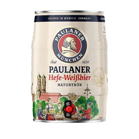 Cerveja de Trigo Barril Paulaner Importada Alemã Hefe Weissbier 5L ...