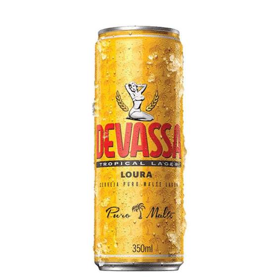 Cerveja Devassa Bem Loura Lata 350 ml - Cerveja - Magazine Luiza