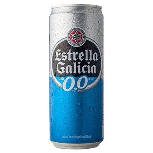 Cerveja Estrella Galicia Zero Álcool Lata 330Ml - 6 unidades - Estrella ...