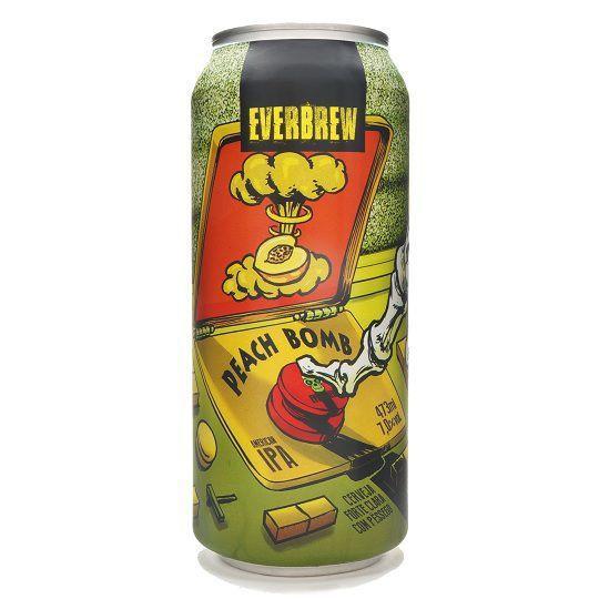 Cerveja Everbrew Peach Bomb Lata 473 ml - Cerveja - Magazine Luiza