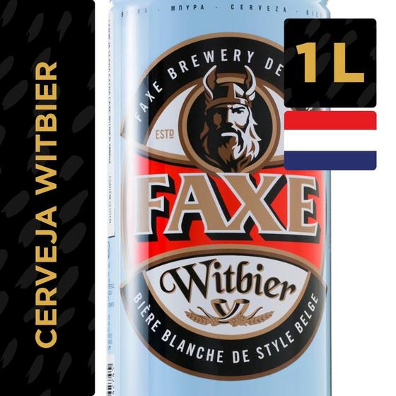 Cerveja Faxe witbier lata 1 litro - Cerveja - Magazine Luiza
