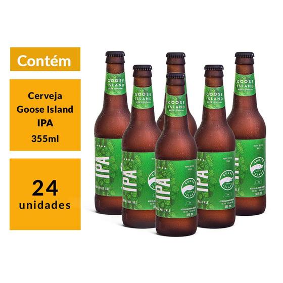 Cerveja Goose Island IPA 355ml - 24 Unidades - Cerveja - Magazine Luiza