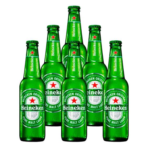 Cerveja Heineken Long Neck 330ml 6 Unidades - Cerveja - Magazine Luiza