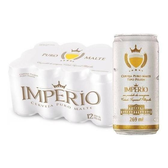 Cerveja Império Pilsen Lata 269ml Pack - 12 Unidades - Cerveja ...