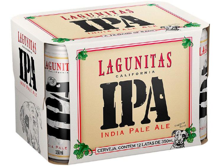 Cerveja Lagunitas Califórnia Puro Malte IPA - Ale 12 Unidades Lata ...