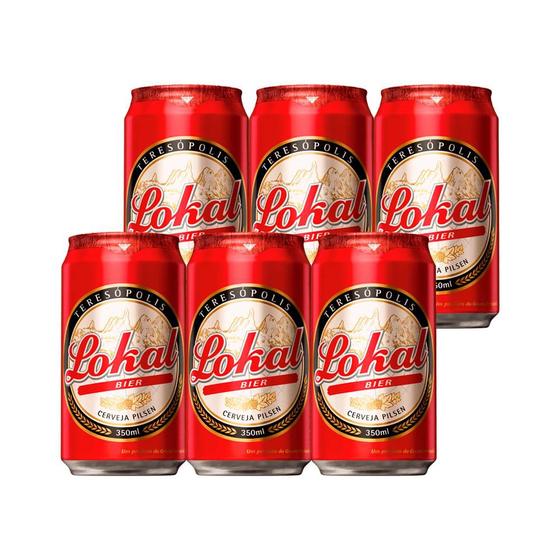 Cerveja Lokal Pilsen 350ml - Combo 6 Unds - Cerveja - Magazine Luiza