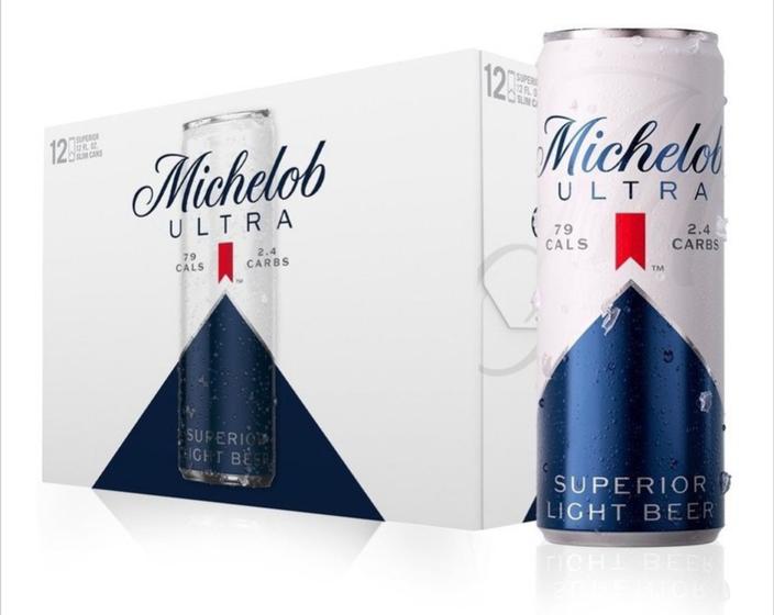 Cerveja Michelob Ultra Lata Sleek 350ml Caixa 8 Unid - Cerveja ...