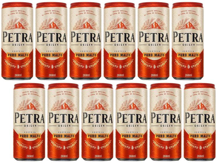 Cerveja Petra Puro Malte Puro Malte 12 Unidades Lata 269ml - Cerveja ...