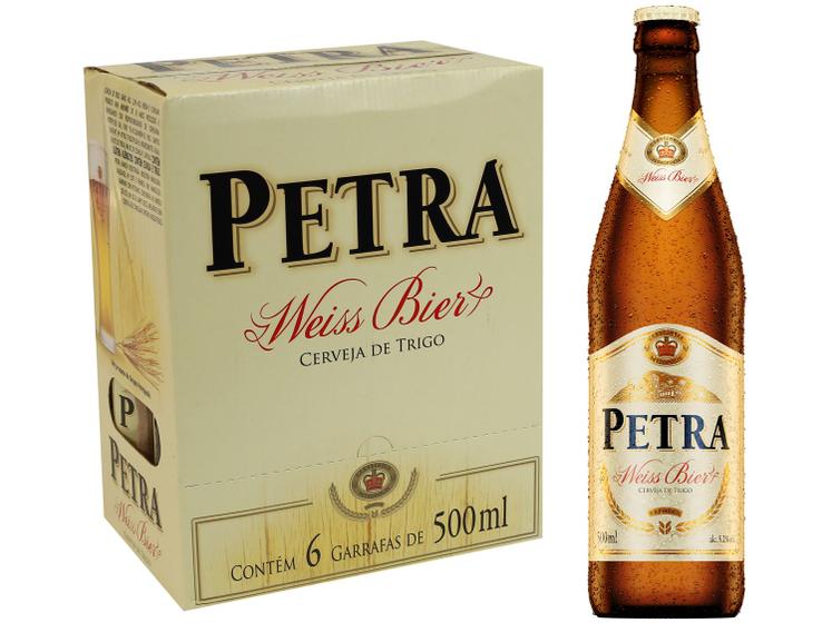 Cerveja Petra Weiss Bier 6 Unidades Garrafa 500ml - Cerveja - Magazine ...