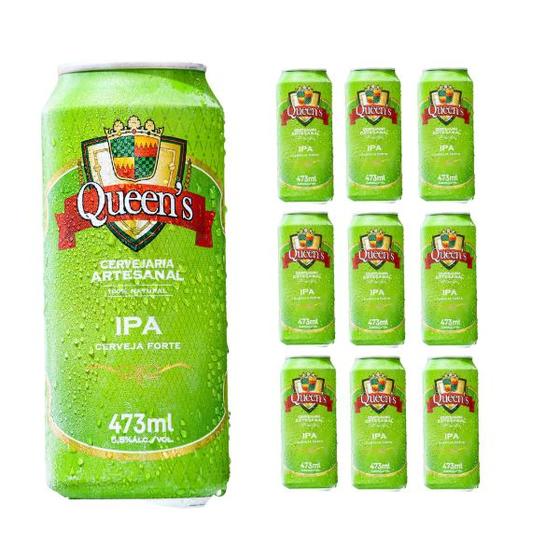 Cerveja Queens IPA Lata 473 ml - Queens Cervejaria - Cerveja - Magazine ...