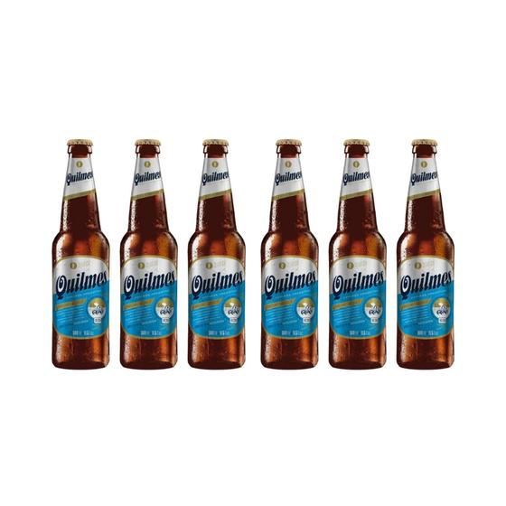 Cerveja Quilmes 340ml Clássica Argentina Puro Malte Kit 6 Unid ...