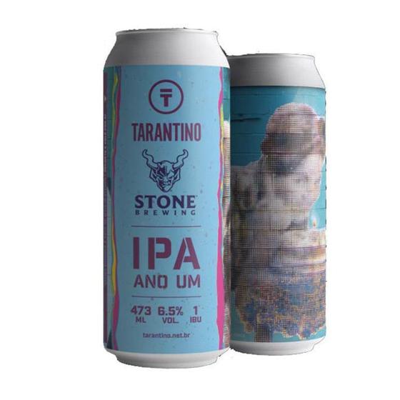 Cerveja Tarantino E Stone Ipa Ano Um Lata 473 Ml - Cerveja - Magazine Luiza