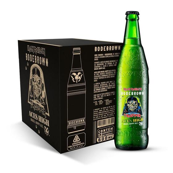 Cerveja Trooper Aces High Iron Maiden Bodebrown - Pack 12 - Cerveja ...