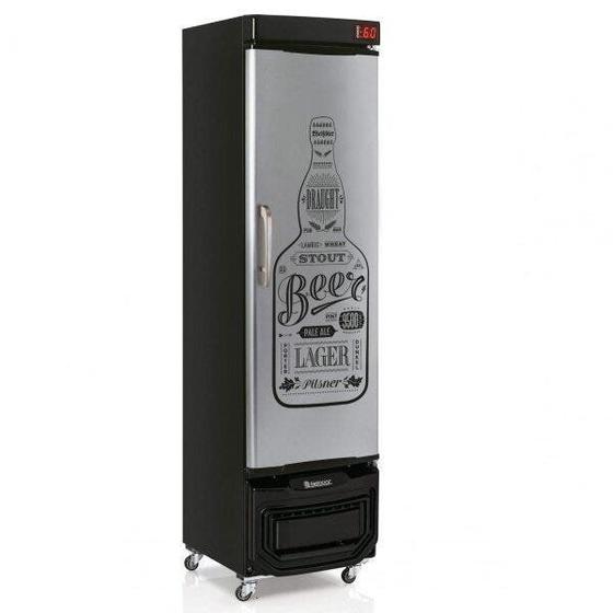 Cervejeira 228 Litros Frost Free Porta Cega Aço Tipo Inox GRB-23 E GW ...