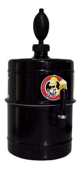 Cervejeira Cooler Chopeira Preta Duff Gela Bebida Rápido - BEER CHOPP ...