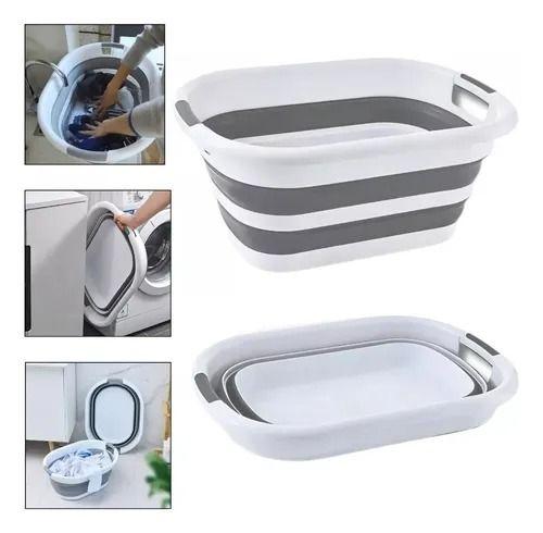 Cesto Balde Retrátil De Silicone 26 Litros Multiuso Dobrável ...