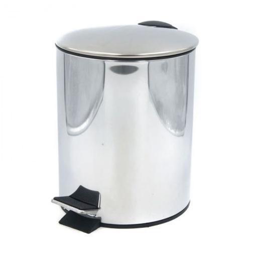 Cesto De Lixo Inox Com Pedal 5 Litros Fratelli - Lixeira e Cesto de ...
