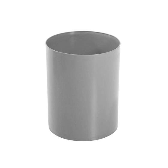 Cesto Plástico Baixo sem Tampa 15 Litros Cinza Trilha - Lixeira e Cesto ...