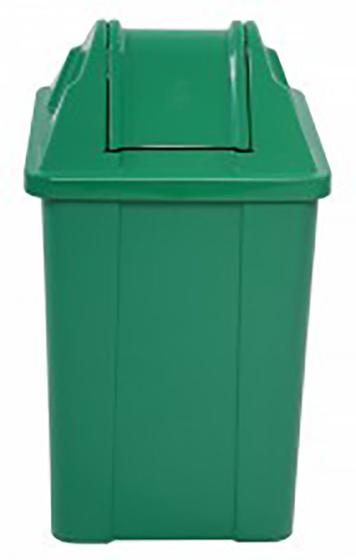 Cesto Quadrado 100 Litros com Tampa Vai-Vem Verde - JSN - Lixeira e Cesto de Lixo - Magazine Luiza